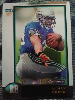 1998 Bowman Chrome Ahman Green #29 Rookie RC Seahawks Packers Card | eBay