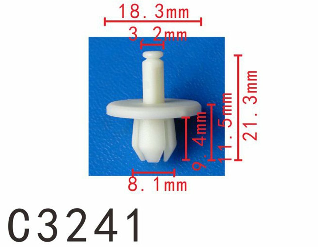 20pcs Fit BMW Body Equipment Vehicle Trim Expanding Rivet 07147213303 ...