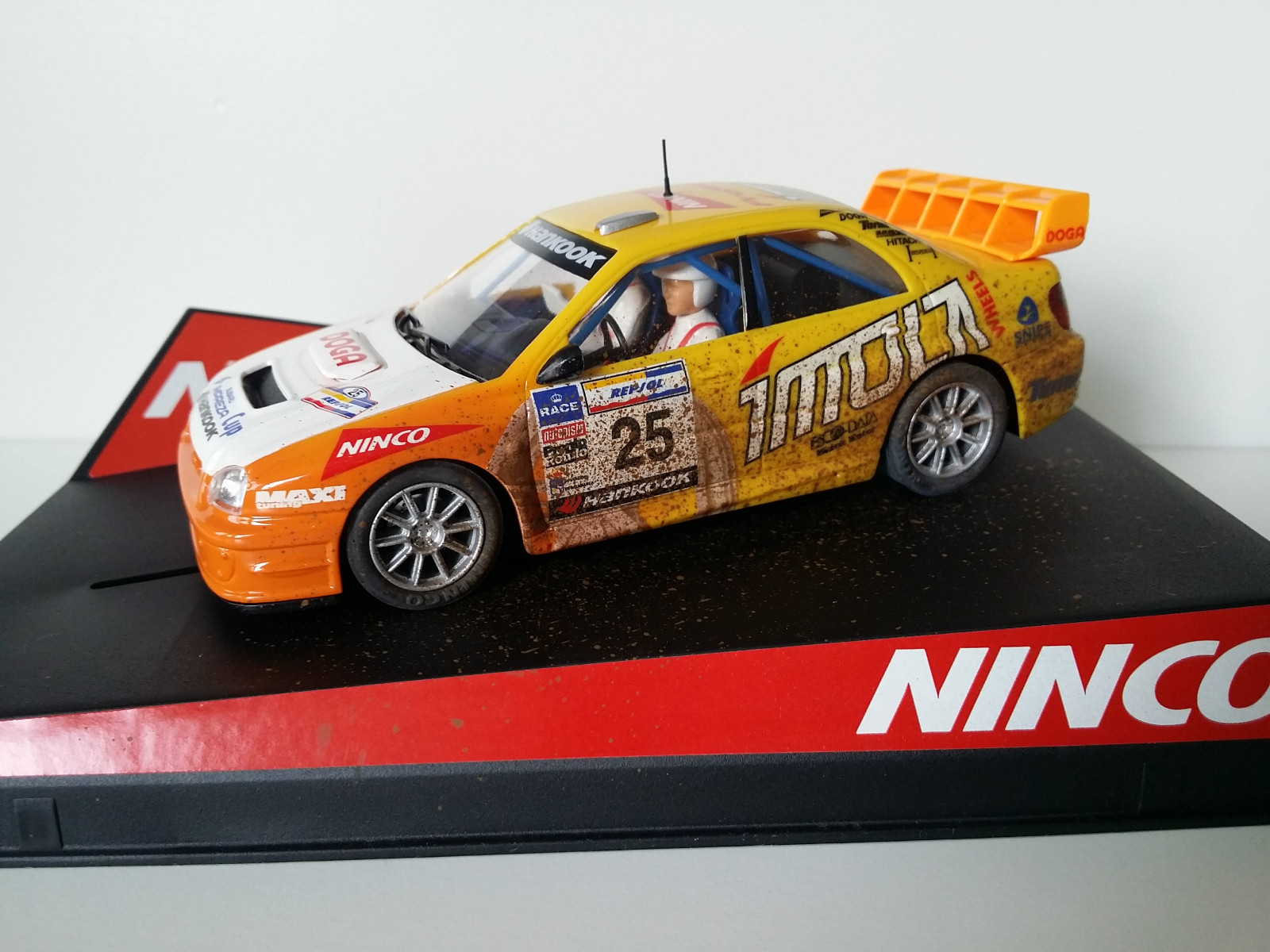 SCX Scalextric Slot Ninco 50346 Subaru "Imola" Mud Effect No. 25 | eBay