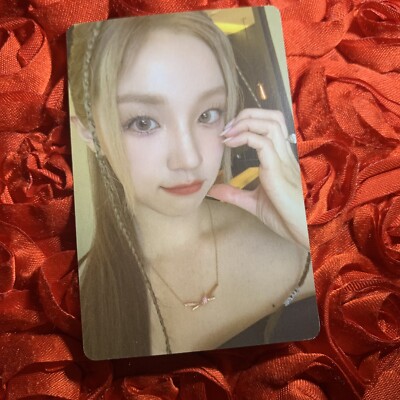 Yuqi (G)I-DLE Crown Edition Celeb K-POP Girl Photo Card Heart Cheek | eBay