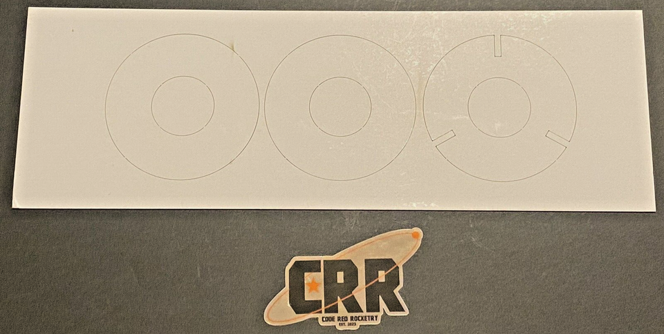 Estes Model Rockets #9721 Big Der Red Max-Centering Rings-P/N:090052 ...