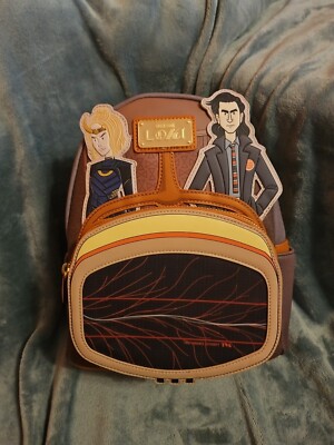 Loungefly Marvel Loki TVA Lenticular Multiverse Mini Backpack | eBay