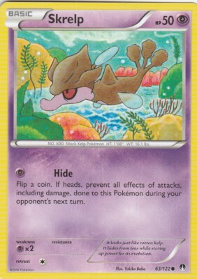 Skrelp 63/122 X&Y Breakpoint Pokemon TCG Card | eBay