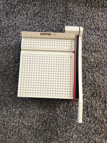 Vintage Boston 2612 12” Paper Cutter Classroom Office Crafts | eBay