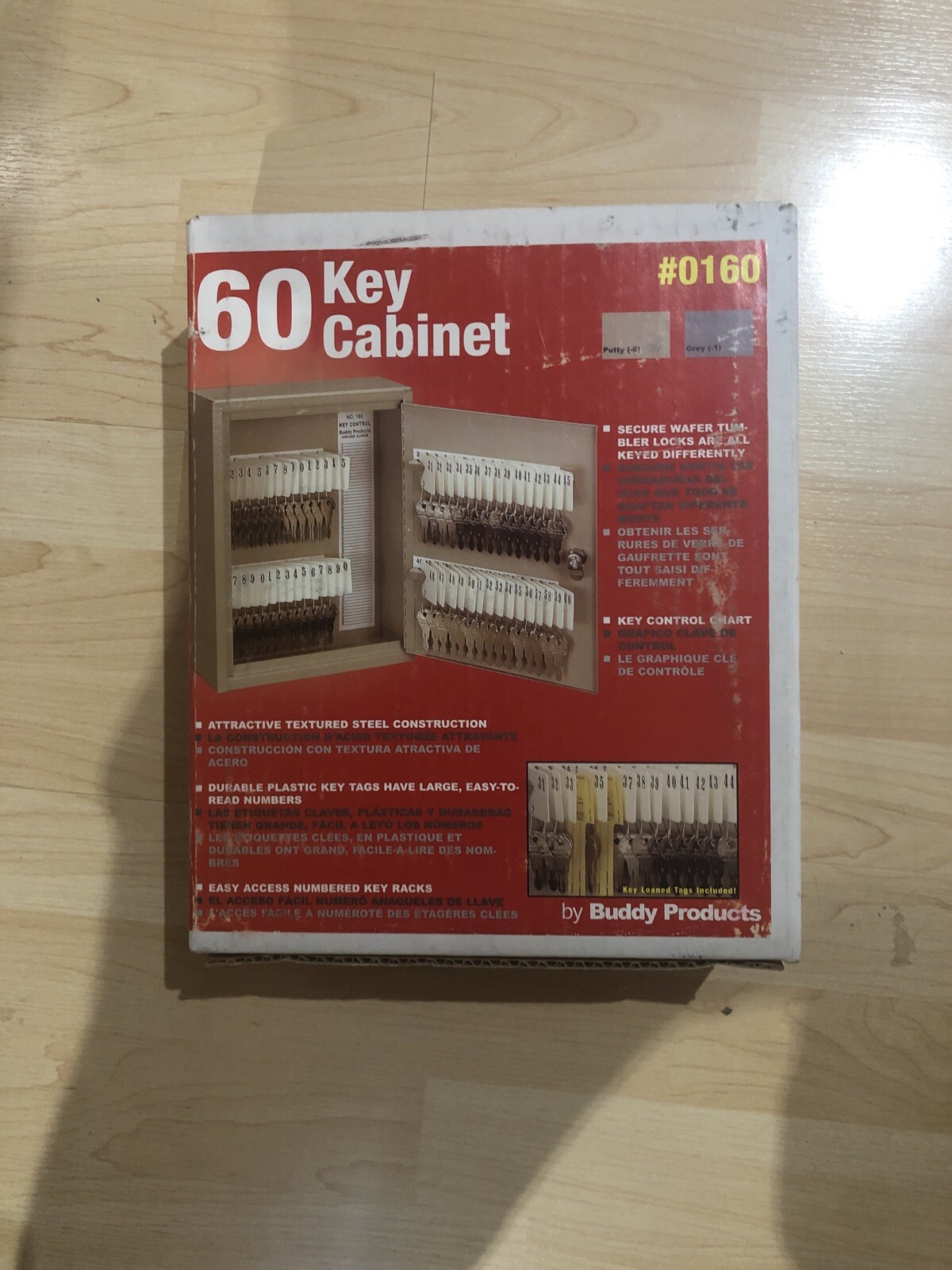 Buddy Products Key Safe, 60 keys cabinet Tag Your Keys | eBay