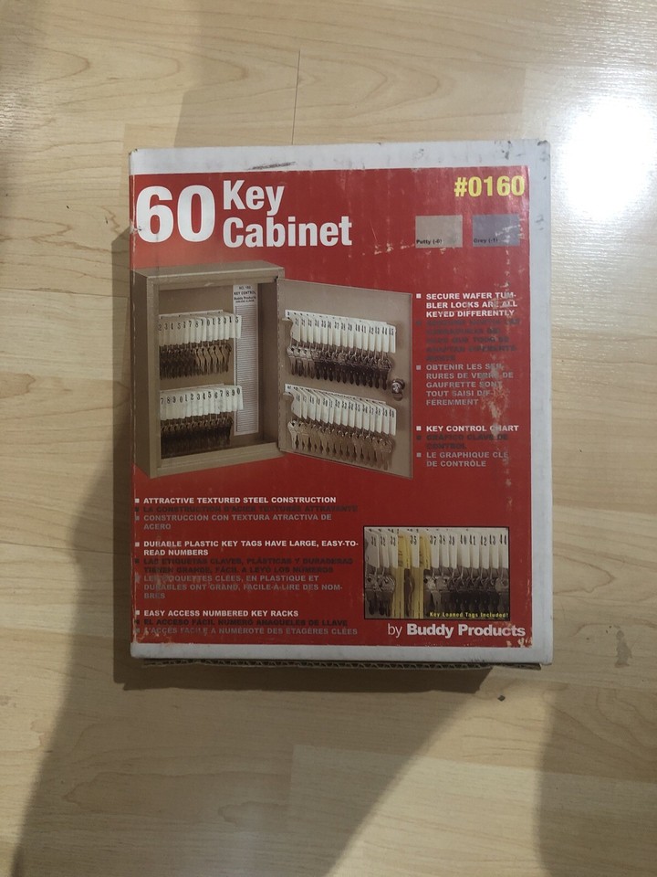 Buddy Products Key Safe, 60 keys cabinet Tag Your Keys | eBay