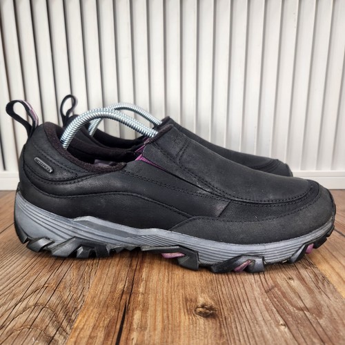 Merrell Coldpack Ice+ Womens Sz 11 Black Waterproof Leather Moc Artic ...
