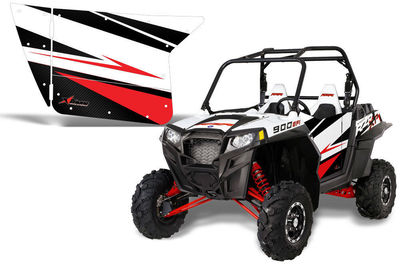 AMR Racing UTV Door Graphics Wrap for Polaris RZR 800/900 utv Inc Doors ...