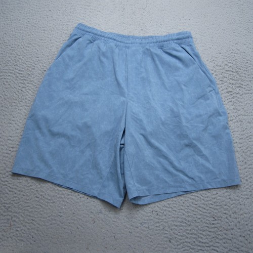 Lululemon Pace Breaker Shorts Mens L Blue Geometric Lined Running Gym Athletic | eBay