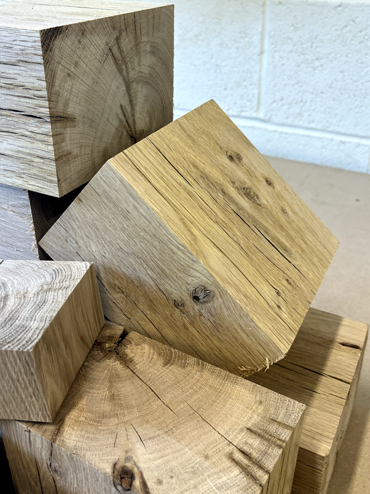 Oak Blocks, 5/10/15/20/40kg - PAR Planed All Round - Hobby/Craft Offcut ...