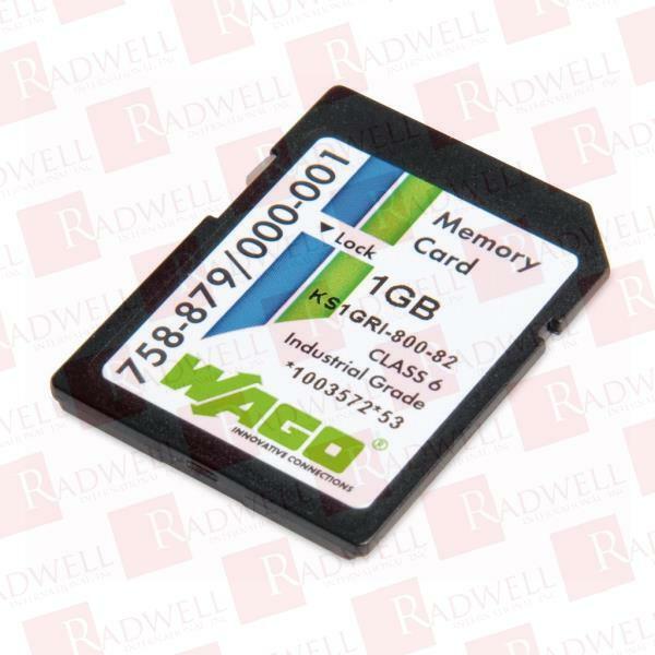 758-879/000-001 Wago Memory Card Sd Slc-Nand 2 Gb for sale online | eBay
