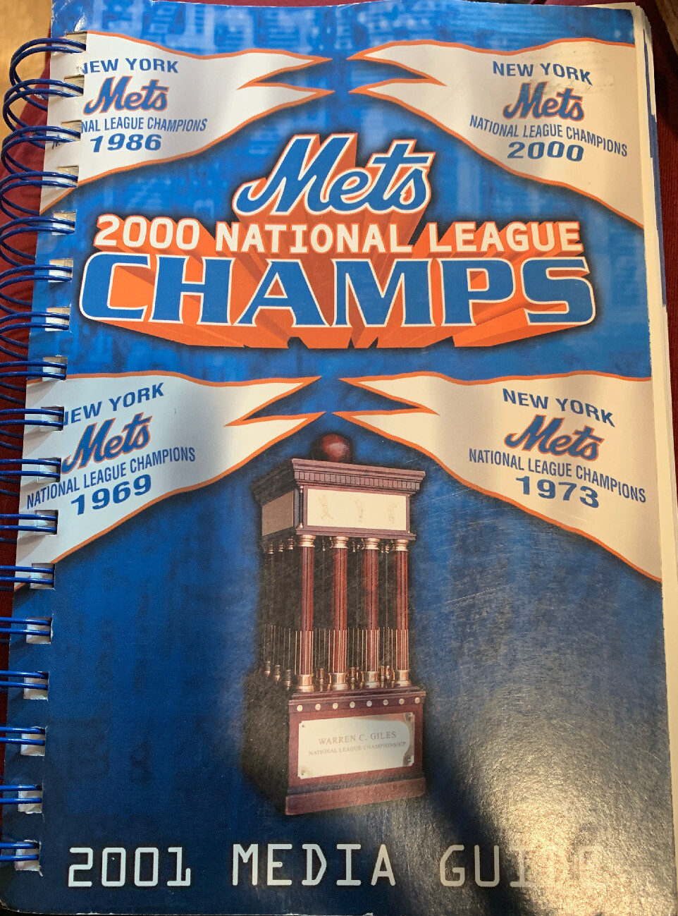 NEW YORK METS 2000 National League CHAMPS 2001 MEDIA GUIDE | eBay