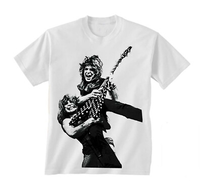 OZZY OSBOURNE cd cvr RANDY RHOADS OUTLINE TRIBUTE Official WHITE SHIRT ...