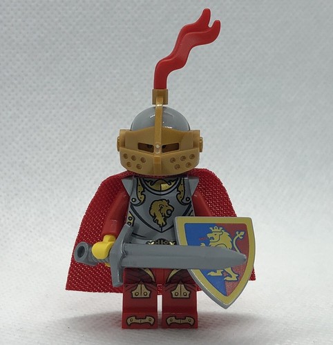 Lego Lion Knight Castle Minifigure Medieval Fig Armour Cape L278 | eBay