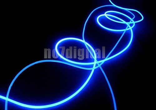 Clear Solid Fiber Optics Side Light Flexible PMMA Optical Fibers Dia ...