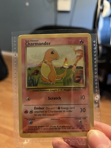 Pokémon TCG Charmander Base Set 46/102 Regular 1st Edition Common | eBay