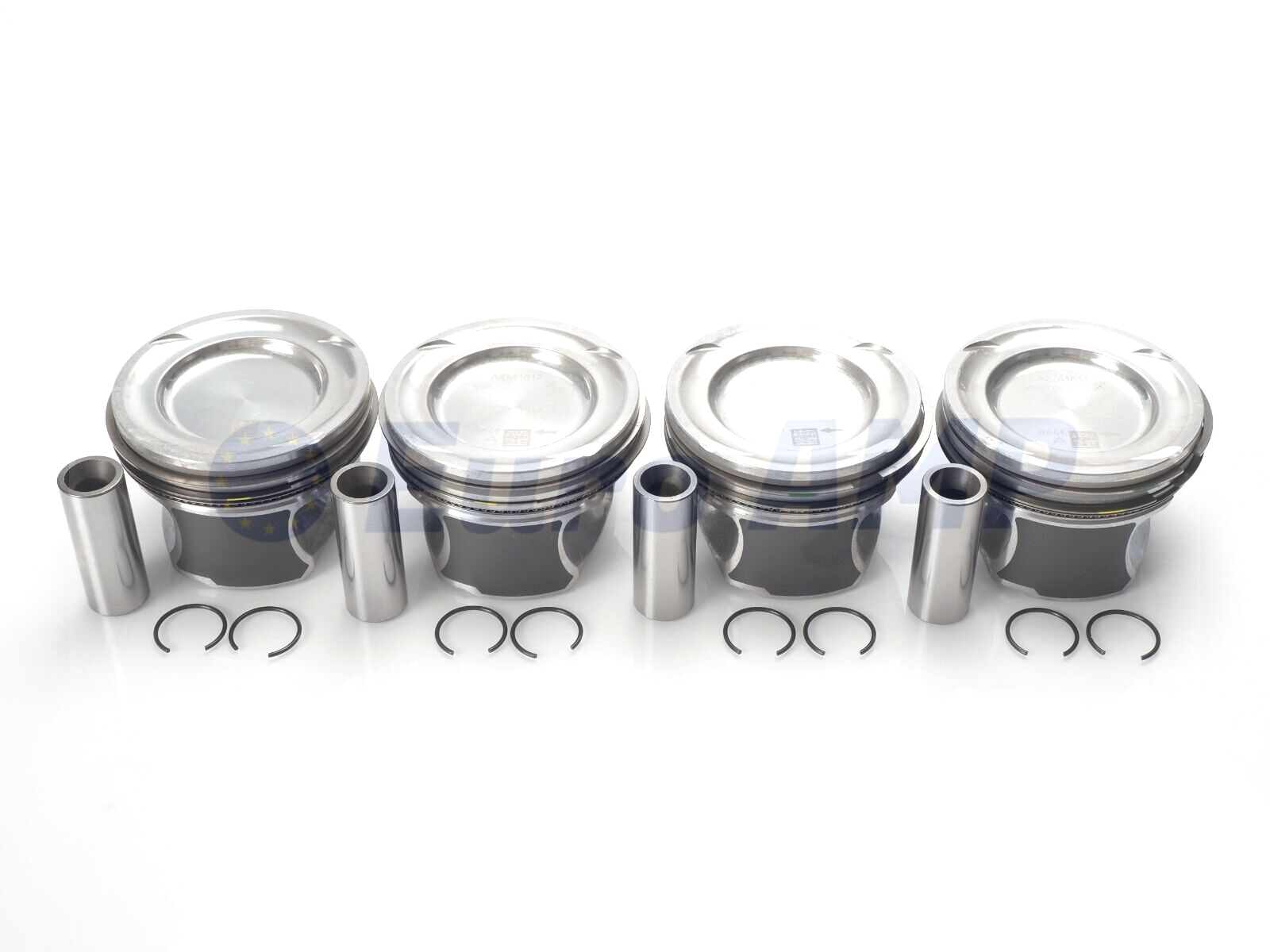 Mercedes Benz Sprinter Metris Piston Set 4 2.0 I4 Turbo M274 Engine ...