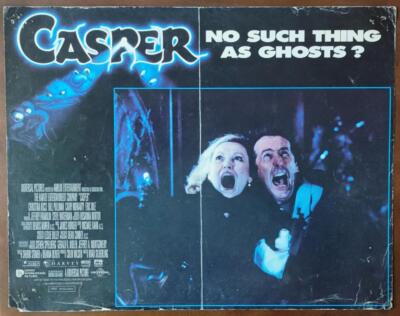 Eric Idle & Cathy Moriarty screaming CASPER original 1995 Lobby Card ...