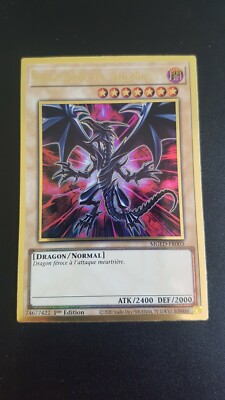 Yu-Gi-Oh! Dragon Noir aux Yeux Rouges - MGED-FR003 - Premium Gold Rare ...