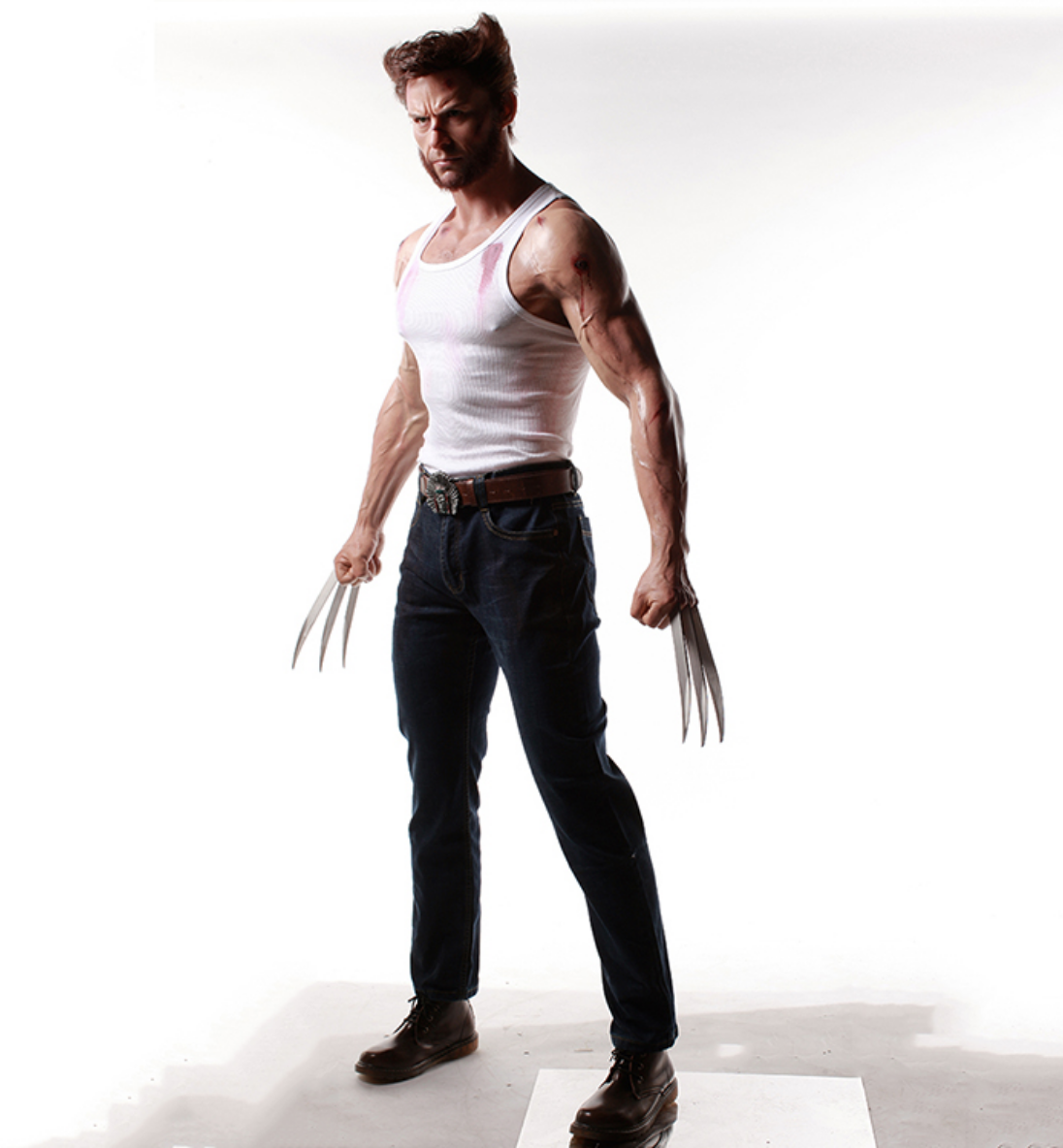 Life Size Wolverine Xmen Movie Star Wax Statue Realistic Prop Display ...