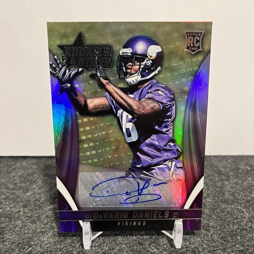 2015 Panini Rookies & Stars DaVaris Daniels RS-DD Longevity Rookie Auto ...