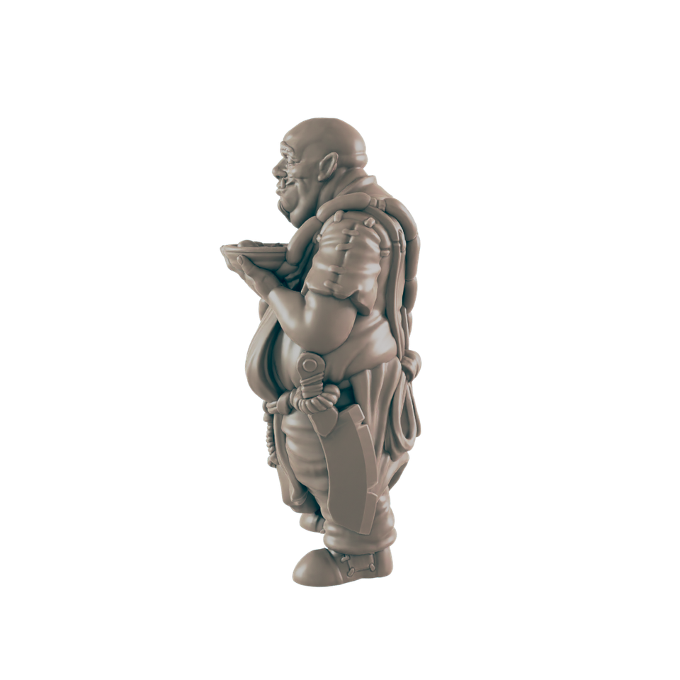 Half Orc Mini | Head Chef | Male Monster Townsfolk NPC Figure | DnD ...