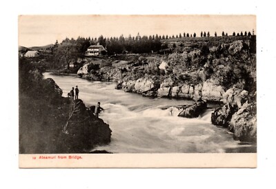 ATIAMURI, NORTH ISLAND, NZ ~ OVERVIEW FROM WAIKATO RIVER BRIDGE ~ c ...