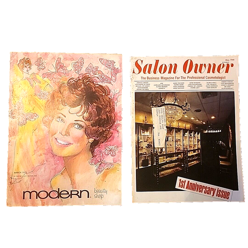 1966 Salon Owner Magazine and Modern Beauty Shop March 1972 Vintage | eBay