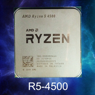 Compatible AMD Ryzen 5 4500 AM4 CPU 3.6GHz 6 Core 12T 8MB Cache 65W R5 ...