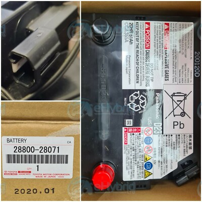 Genuine Toyota Estima 12V Battery Temperature Sensor S55D23L Panasonic ...