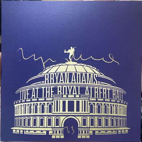 BRYAN ADAMS LIVE AT ROYAL ALBERT LEE HALL SIGNED 3 CD BLU-RAY RARE ...