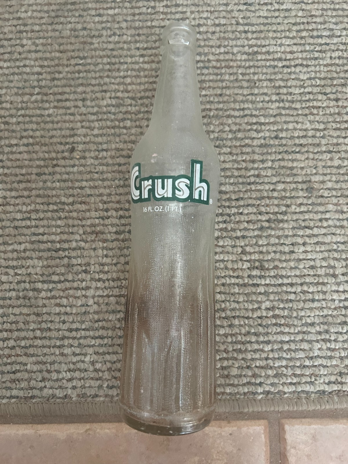 Vintage Crush soda bottle - around 1970's. 16 fl. oz. | eBay