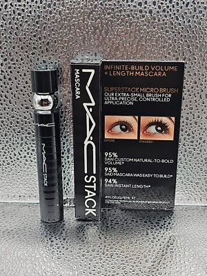 Mac Stack Black Mascara Superstack Micro Brush Mascara - Black Stack | eBay