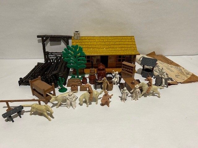 Marx Western Ranch Set Nice Condition | eBay