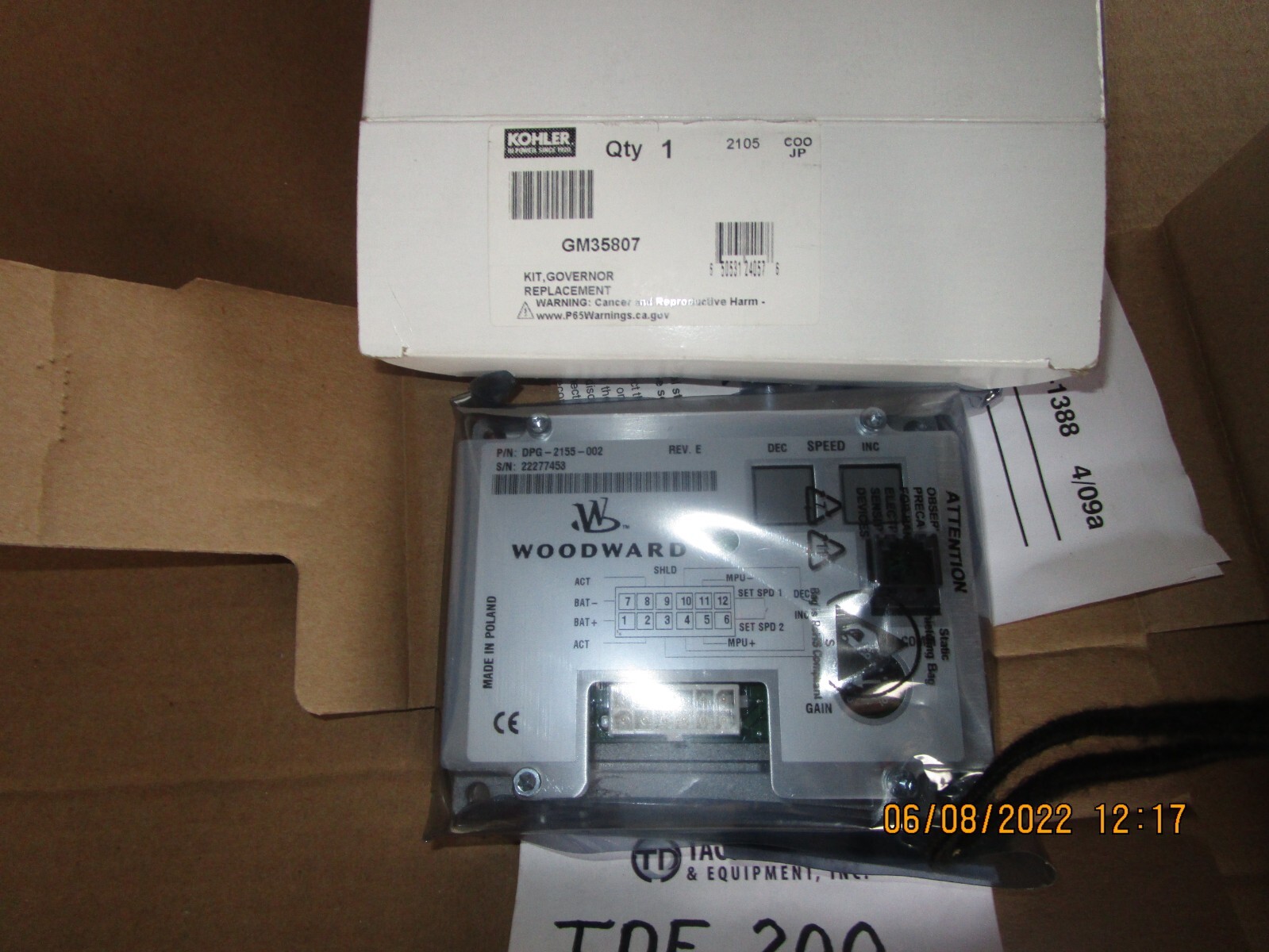 KOHLER CONTROL BOARD | eBay