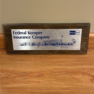Vintage FEDERAL INSURANCE COMPANY SIGN | eBay
