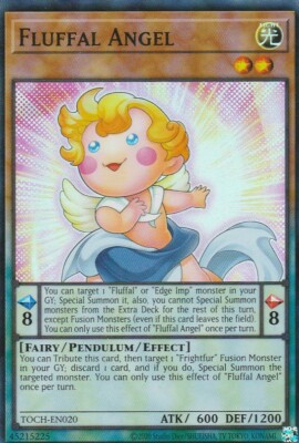 YUGIOH HOLO CARD FLUFFAL ANGEL TOCH-EN020 | eBay
