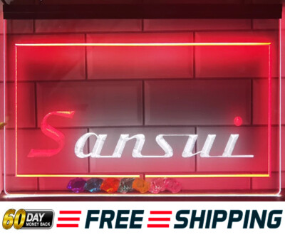 Sansui Home Theater LED Neon Light Sign Bar Pub Room Display Wall Art ...