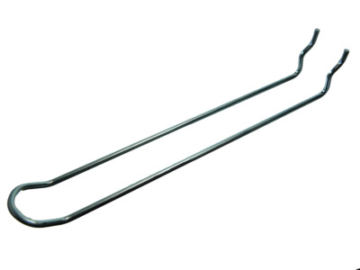 New 24 X Pegboard Display Hook Peg Board Loop Hangers Euro Slot 200mm ...