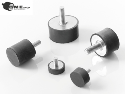 Rubber Buffer D 50x30 M10 Silent Stop Buffer Vibration Damper 10 Piece ...