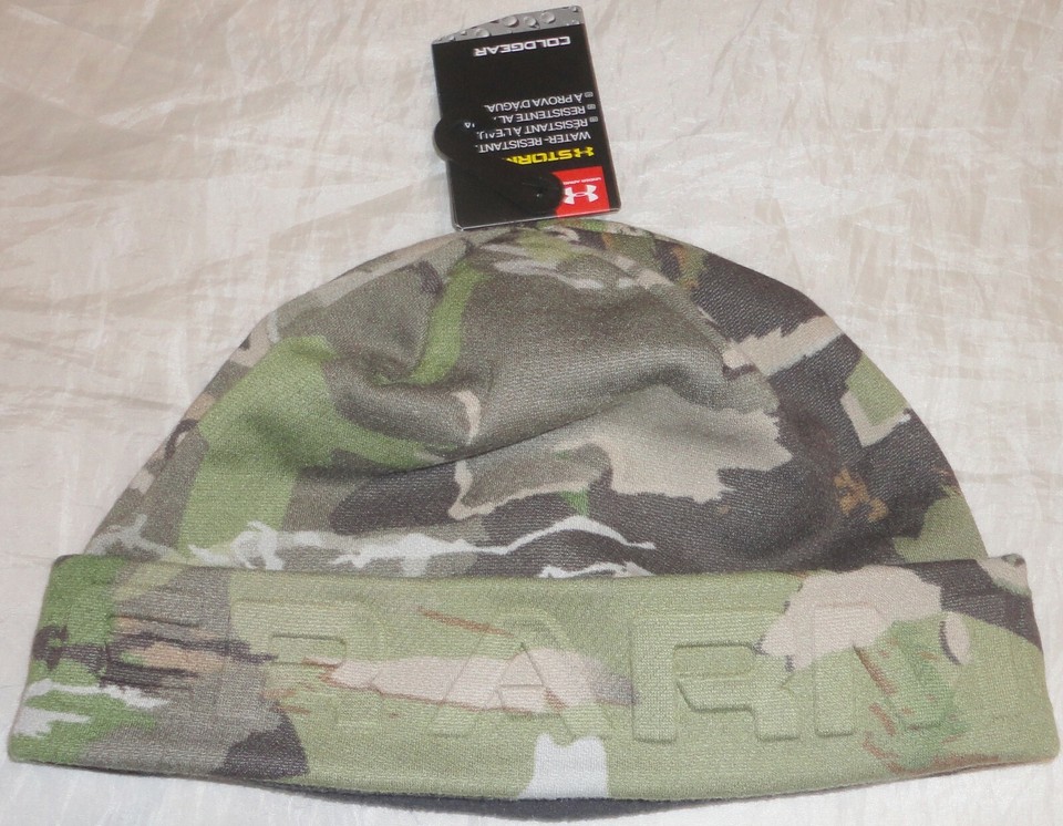 NWT Under Armour Storm ColdGear Boys Scent Control Lined Beanie Camo Hunt | eBay