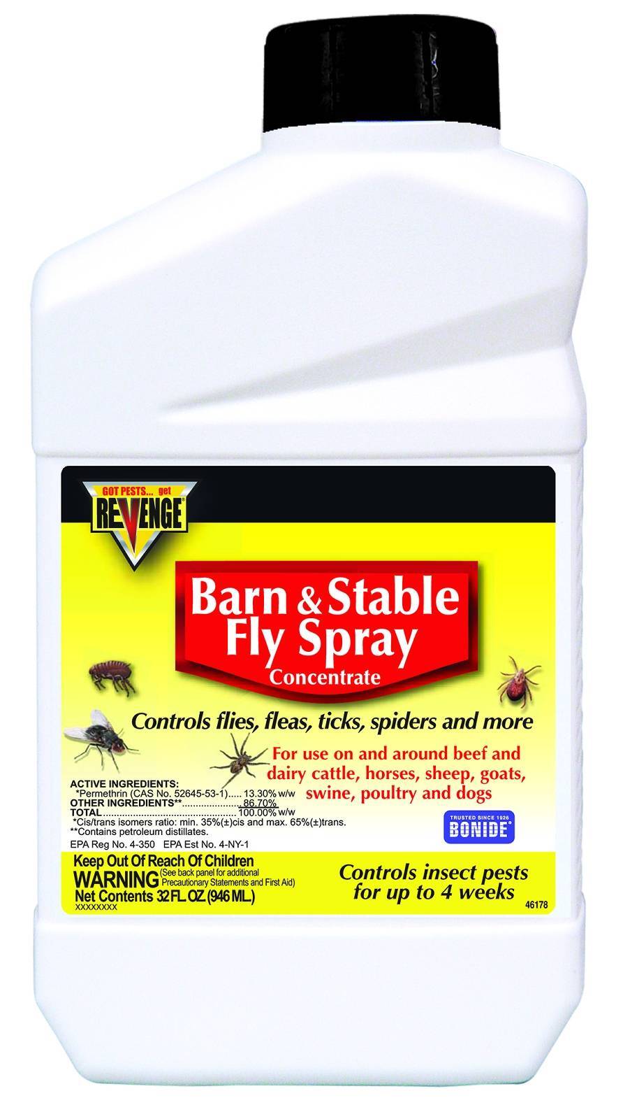 32oz+Revenge+Barn+and+Stable+Fly+Spray+Concentrate+Bonide+Pest+Control+ ...