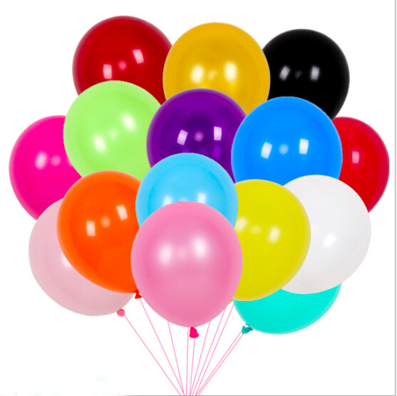 Five Balloons Set Multiple Colors for Birthday Party Supplies Event ...