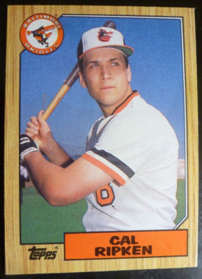 1987 Topps Cal Ripken HOF, #784, Baltimore Orioles EX/NM inv3 | eBay