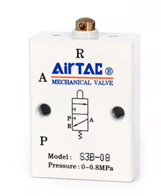 AIRTAC Mechanical valves Switching valves S3B-08 | eBay