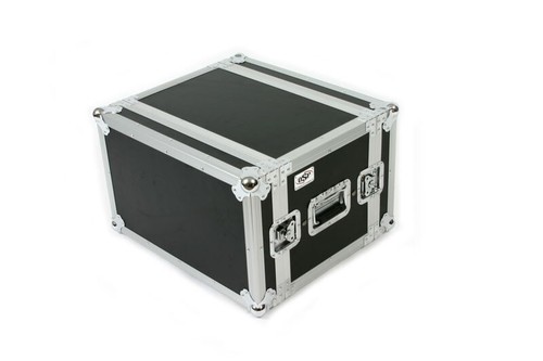 6 SPACE RACK MOUNT SHOCK RESISTANT ATA EFFECTS AMP ROAD FLIGHT RACK ...