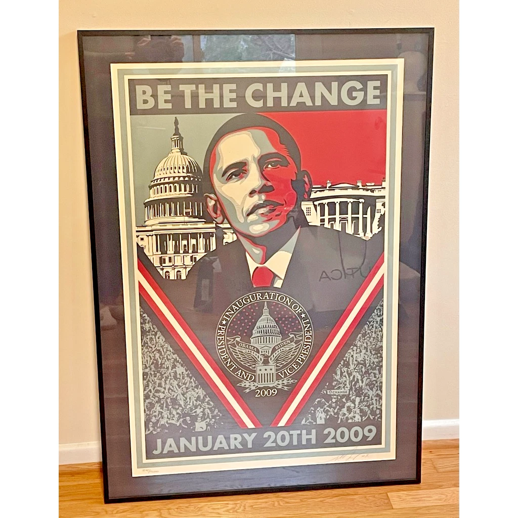 Shepard Fairey Obama Change