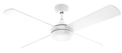Arlec SMART DC BOSTON CEILING FAN w/LED 130cm 30W 4-Blades, Remote ...