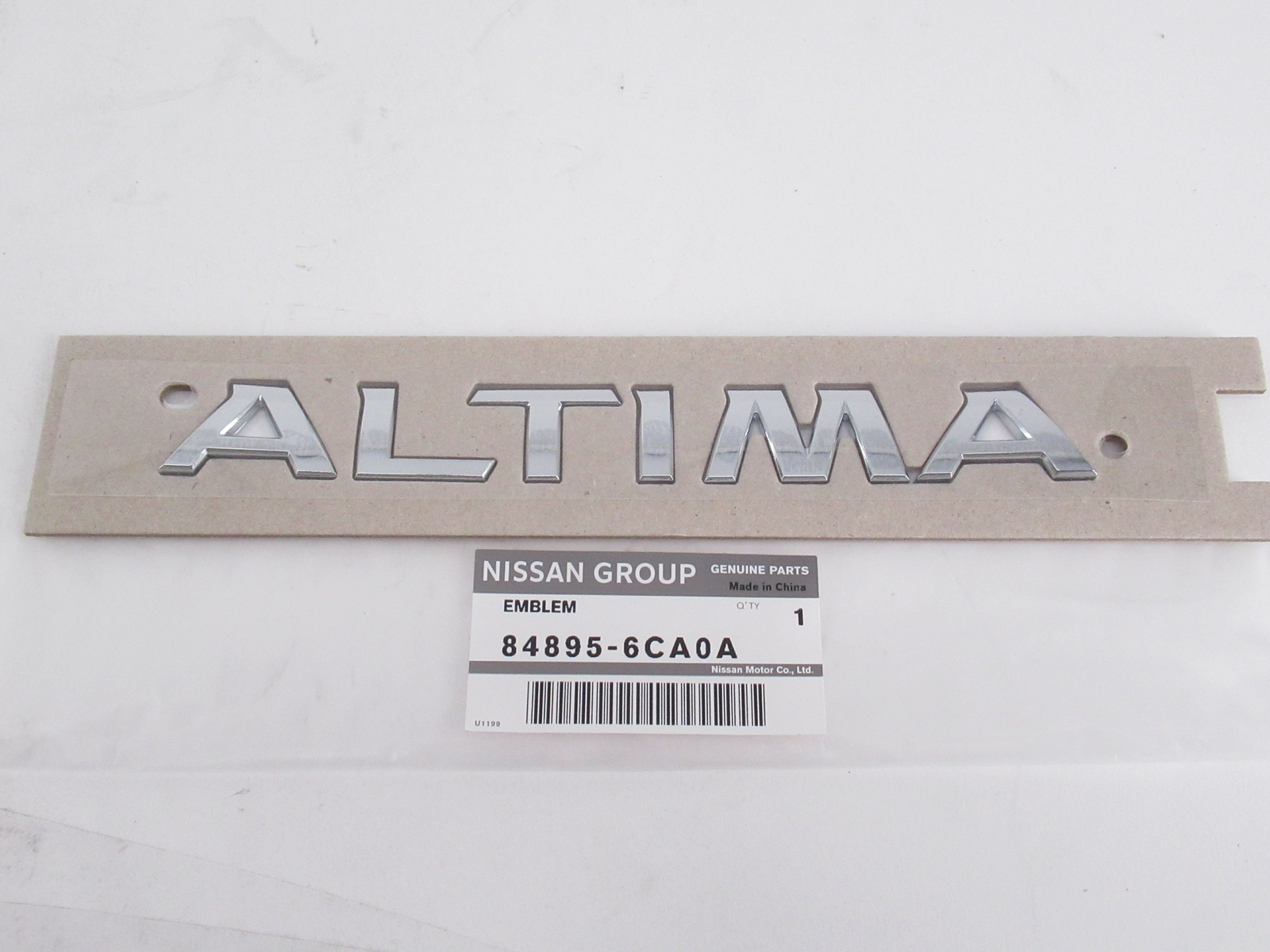 Genuine OEM Nissan 84895-6CA0A "ALTIMA" Rear Trunk Nameplate 2019-2021 ...