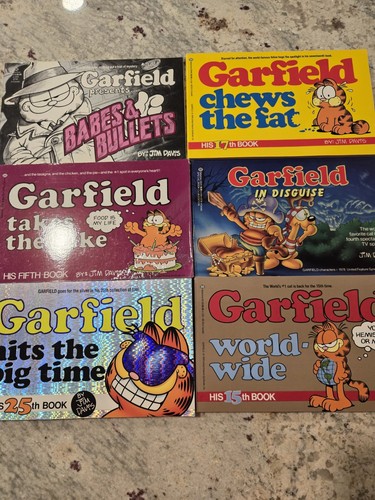 GARFIELD by Jim Davis - 6-Book lot of Books | eBay
